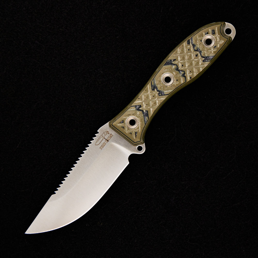 BUSSE COMBAT CRAB SHACK SAWBACK FIXED BLADE