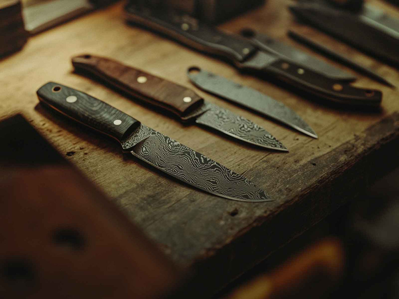 Preowned Half Face Blades Knives