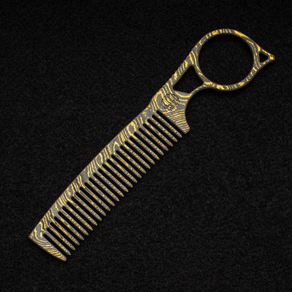 CarboTi Ringed Tactical Comb - CCKS-FNBA Show Exclusive Gold
