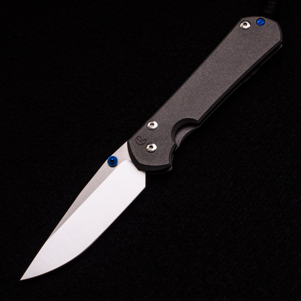 CHRIS REEVE LARGE SEBENZA 31 – POLISHED CPM MAGNACUT BLADE – BLUE DOUB