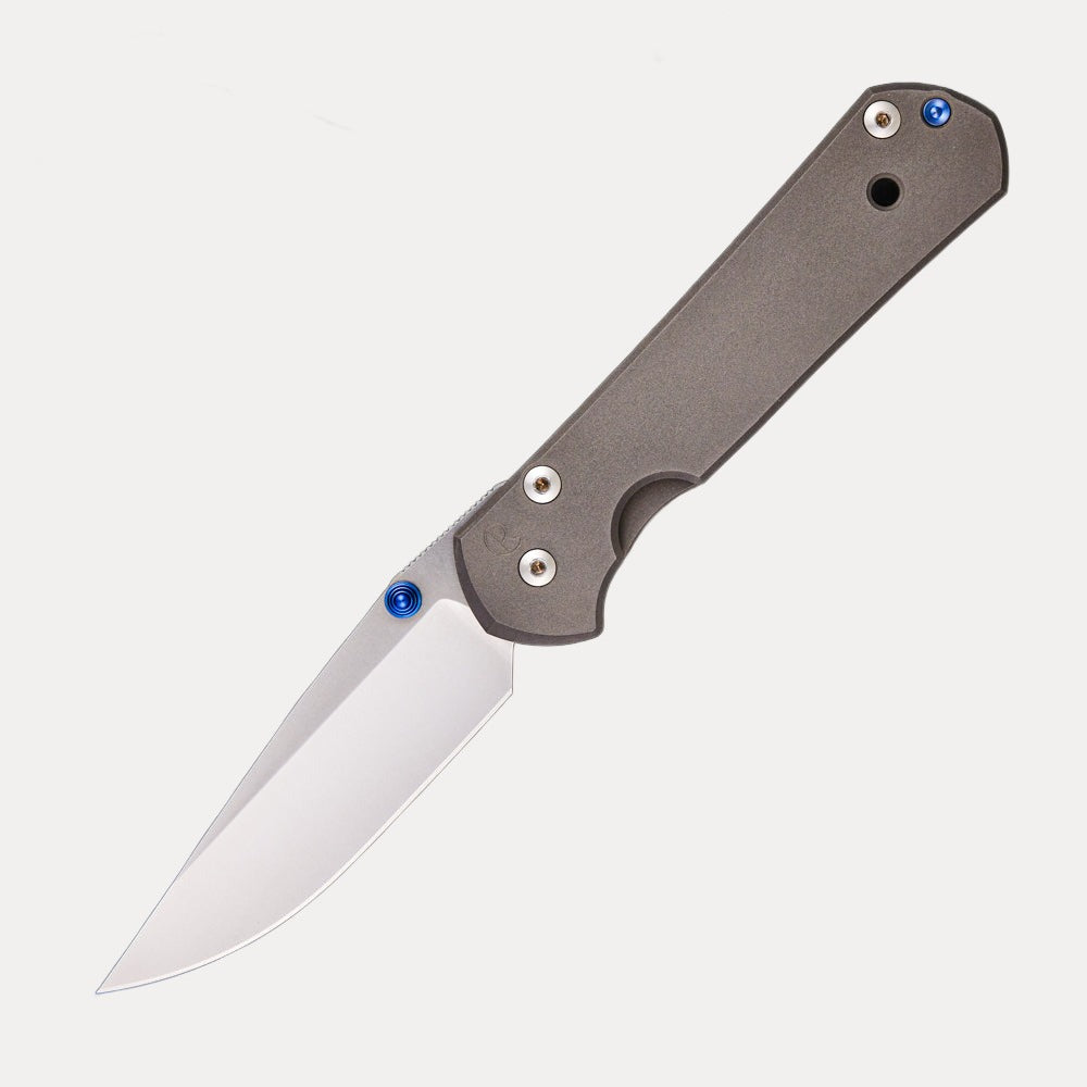 Large Sebenza 21 – Titanium Handle – Drop Point S35VN Blade
