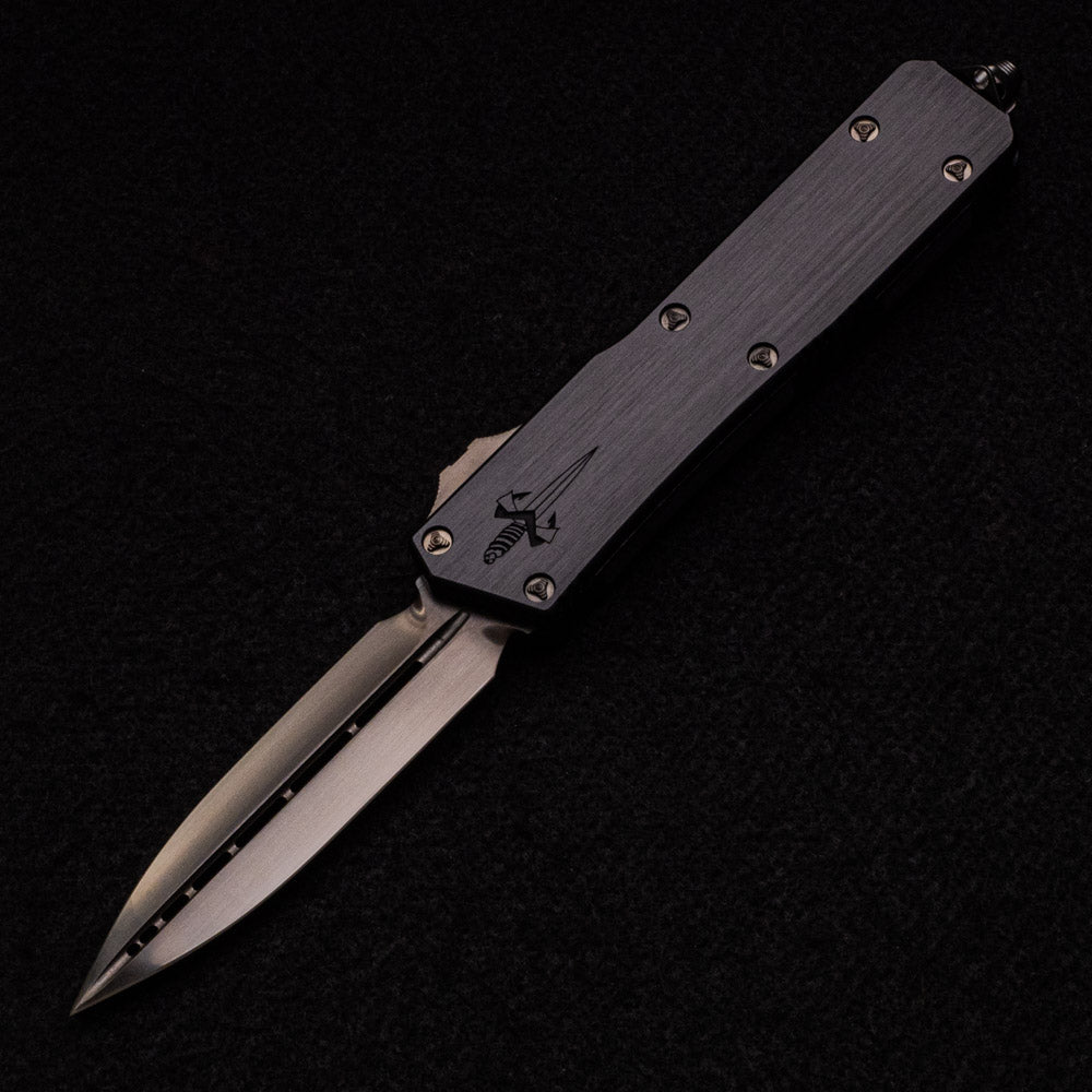 Marfione Custom Knives Scarab II – D-E DLC Satin Finish Hefted Black A