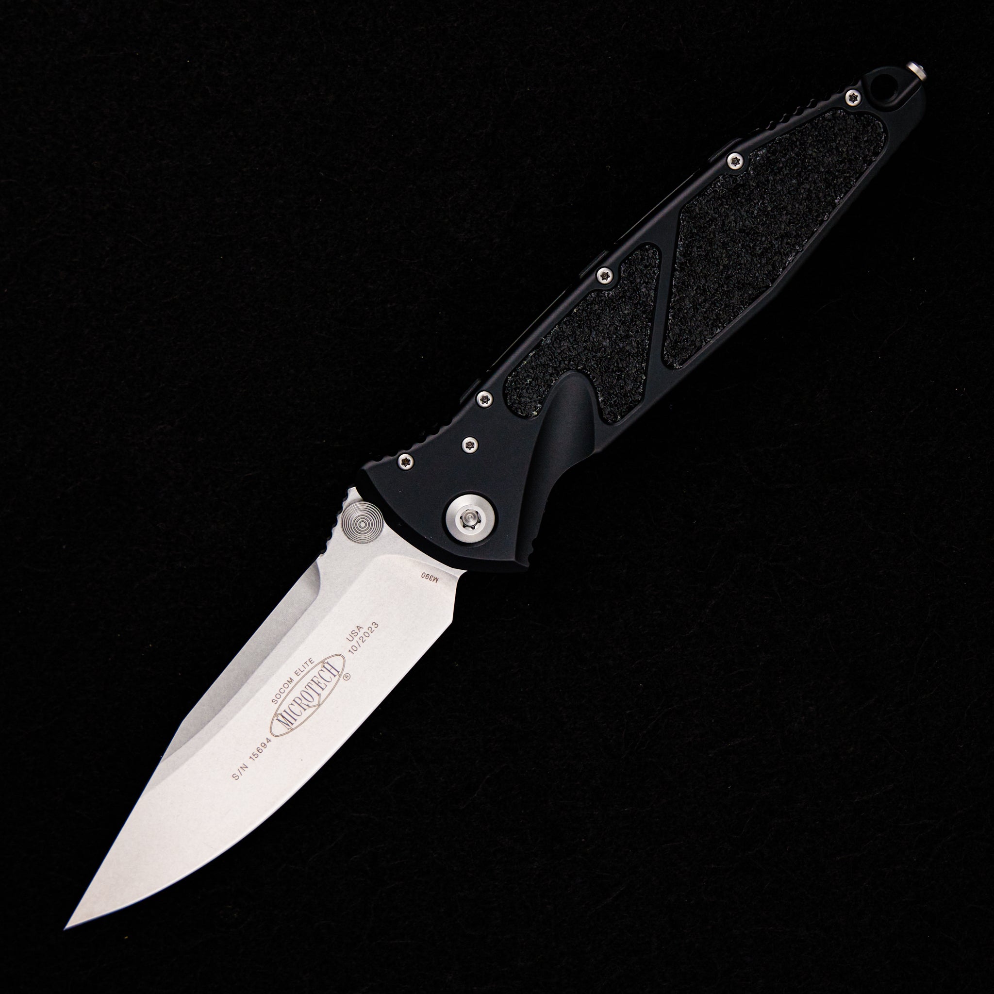Microtech Socom Elite S/E Stonewash Standard 160-10
